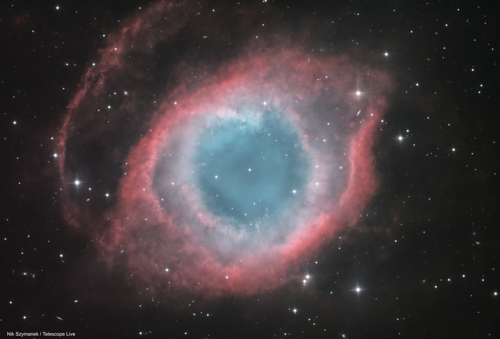 Helix Nebula LRGB | Telescope Live